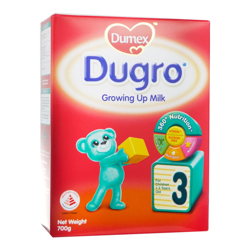 Dumex Dugro Milk Powder Refill 700g Step 3(1-3 years) | Shopee Singapore