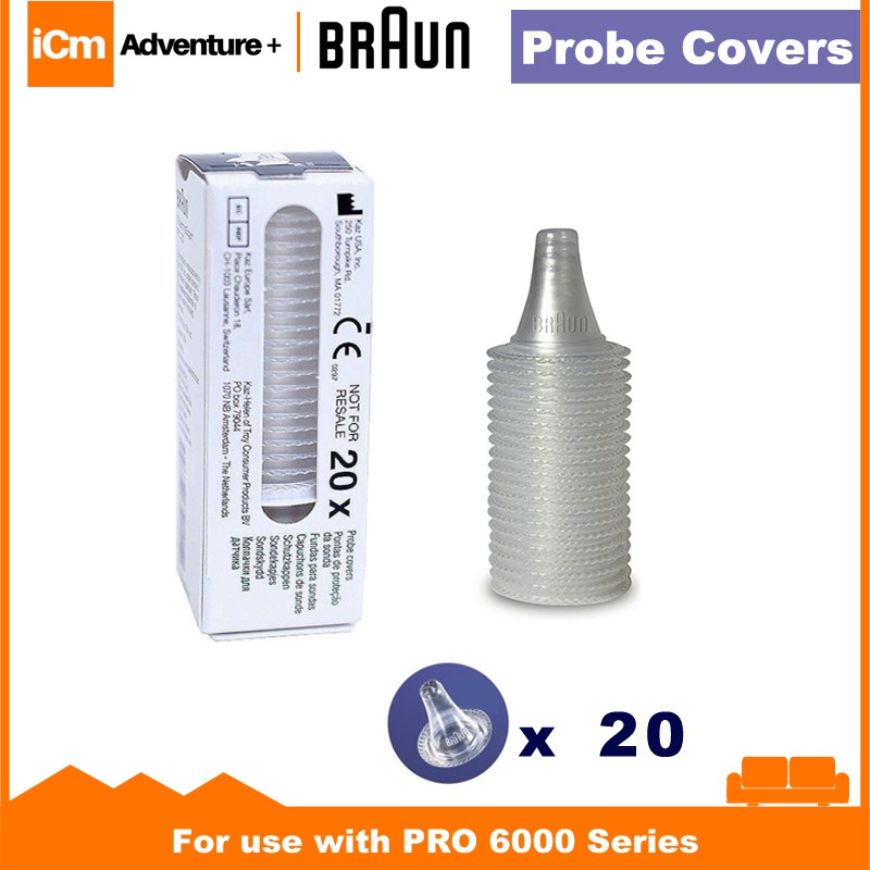 Braun Thermoscan PC 200 Probes Covers For IRT6020 IRT6520 6000 Series ...