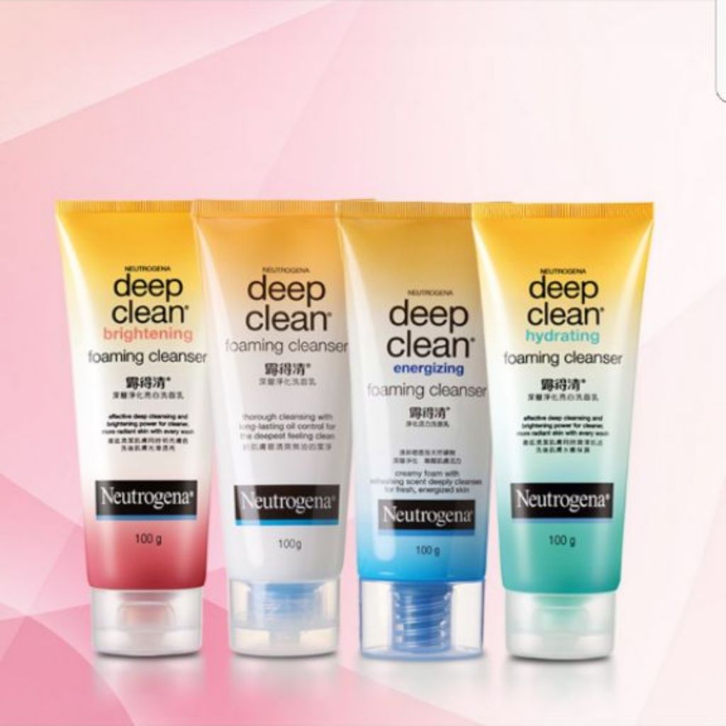 Neutrogena Deep Clean Cleanser 100g -4 variants | Shopee Singapore