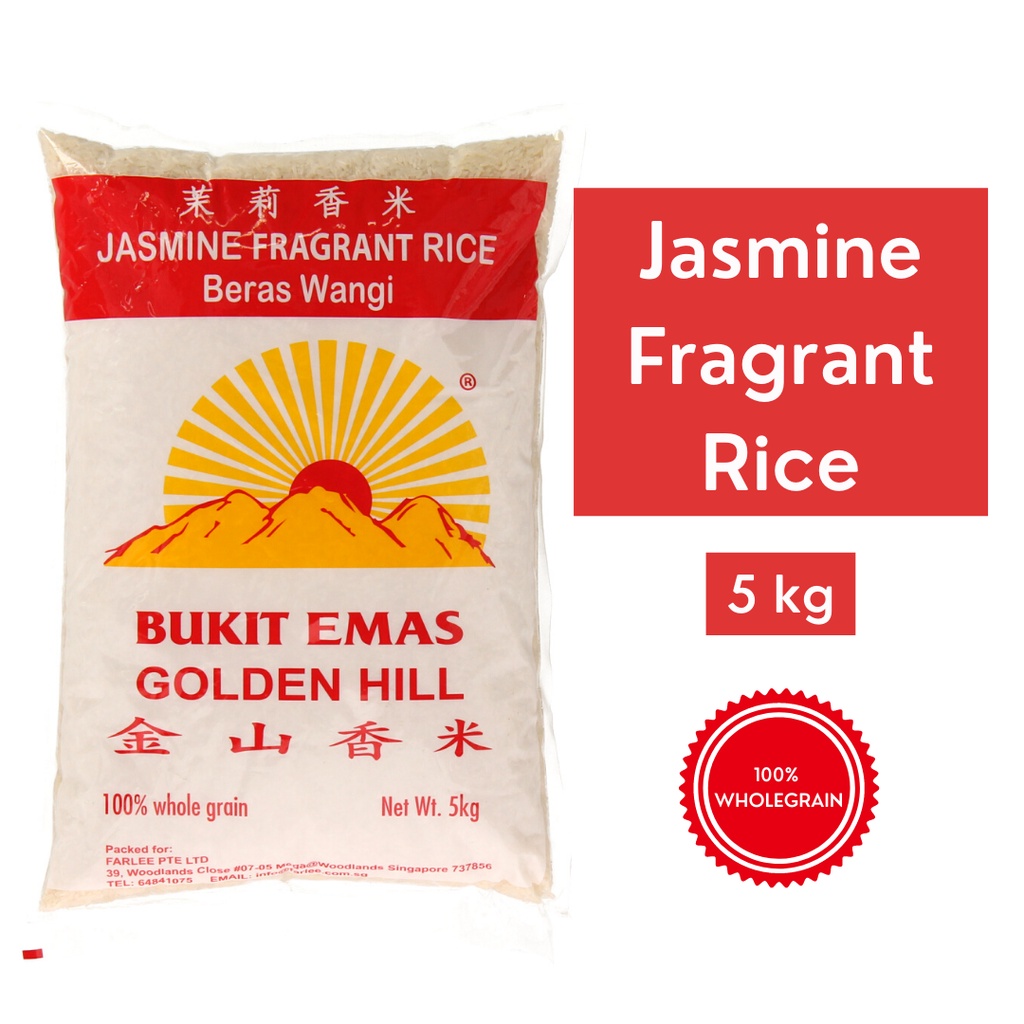 5kg Jasmine Fragrant White Rice - Golden Hill | Shopee Singapore