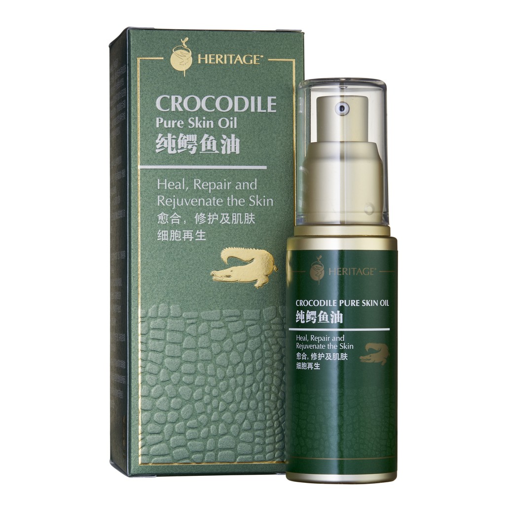 Crocodile Pure Skin Oil 鳄鱼油 | ( 50 ml/bottle ) - Triple Pack | Heritage ...