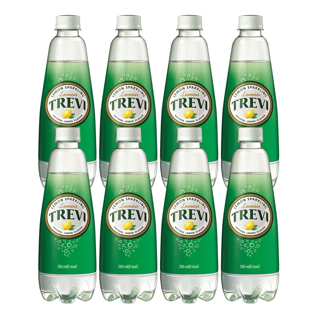 LOTTE Trevi Sparkling Water Lemon - Multipack (8 x 500ml) | Shopee ...