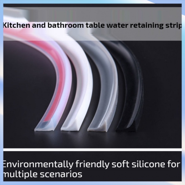 Kitchen Countertop Water Blocking Strip Wash Basin Edge Waterproof ...