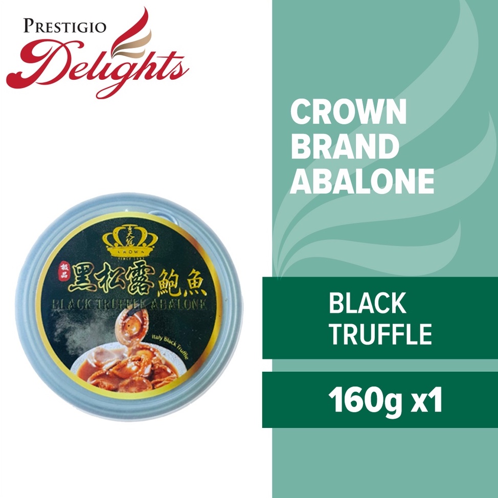 Crown Brand Black Truffle Abalone 160g | Shopee Singapore