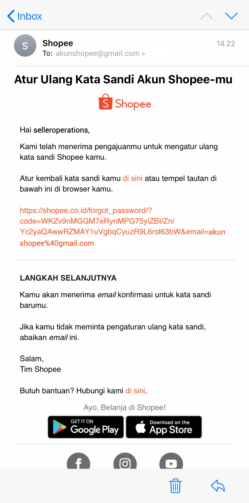 Bagaimana cara mengganti password akun Shopee saya dan apa yang harus ...