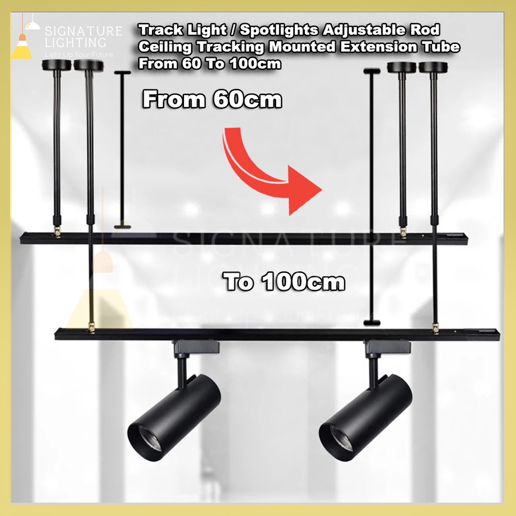 Adjustable Hang Rod for Track Light Track Rail Hanging Rod for house ...