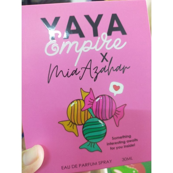 yaya empire x mia azahar perfume (candy) | Shopee Singapore