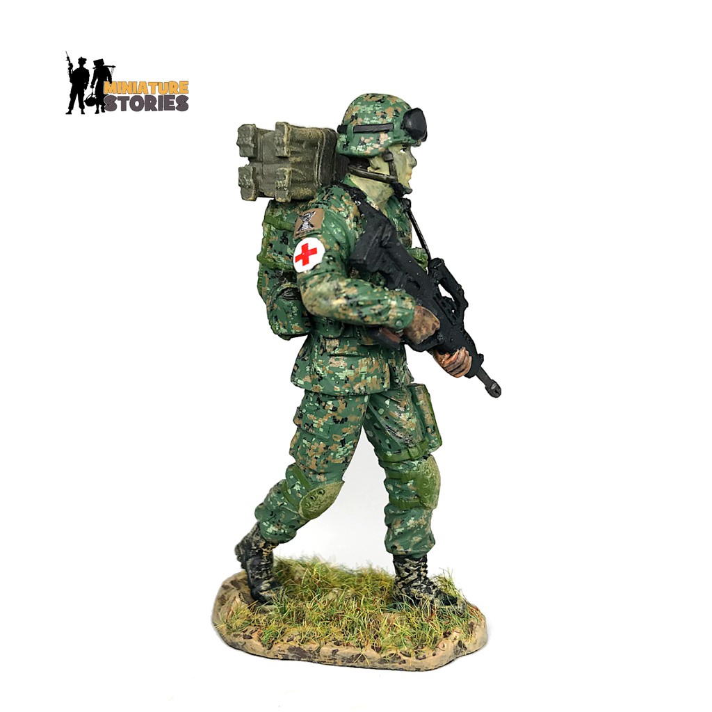 Combat Medic Statue Drawing