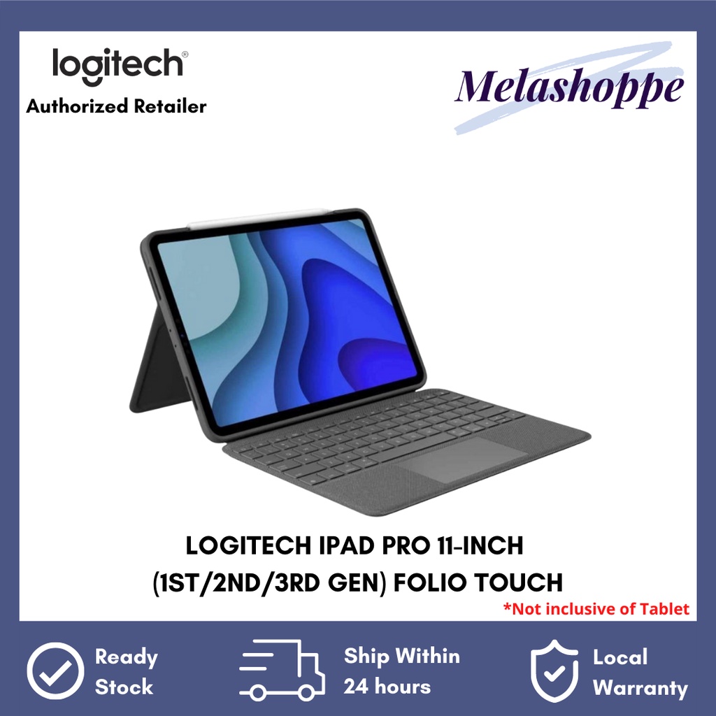 Logitech iPad Pro 11-inch Folio Touch Keyboard Case with Backlit ...