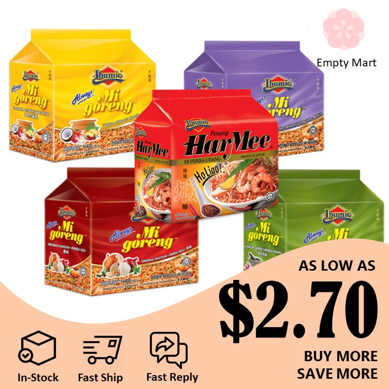 Ibumie Mee Goreng Always Mi Goreng – Har Mee – Original – Prawn Paste ...