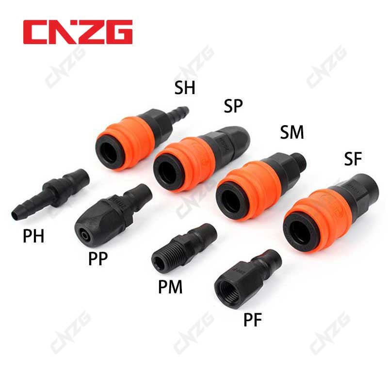 1/4" Quick Coupler Air Hose Compressor Connector Socket Air Gun ...