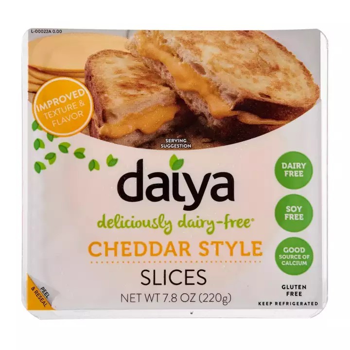 Daiya - Dairy-Free Cheddar Style Slices Cheese - Bundle of 2 | Shopee ...