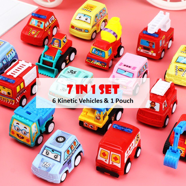 💖🚘 7 in 1 Kinetic Car Set 💖 Kids Toys 💖 Birthday Party Goodie Bag Set 💖 ...