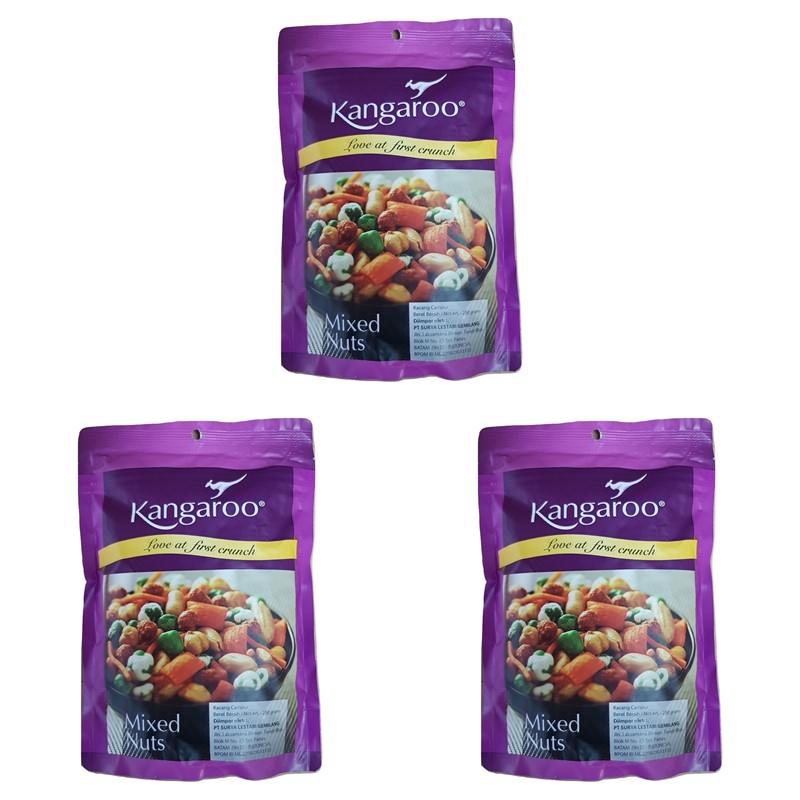 [Bundle of 3] Kangaroo Mixed Nuts 250g | Shopee Singapore