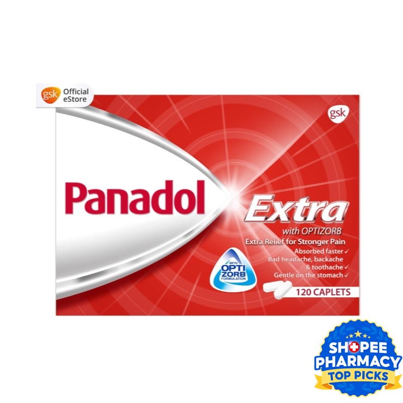 PANADOL Extra with Optizorb, Paracetamol for Strong & Tough Pain Relief ...
