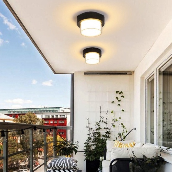PLH Balcony Outdoor Waterproof Ceiling Light 12W/18W/30W Daylight/Warm ...