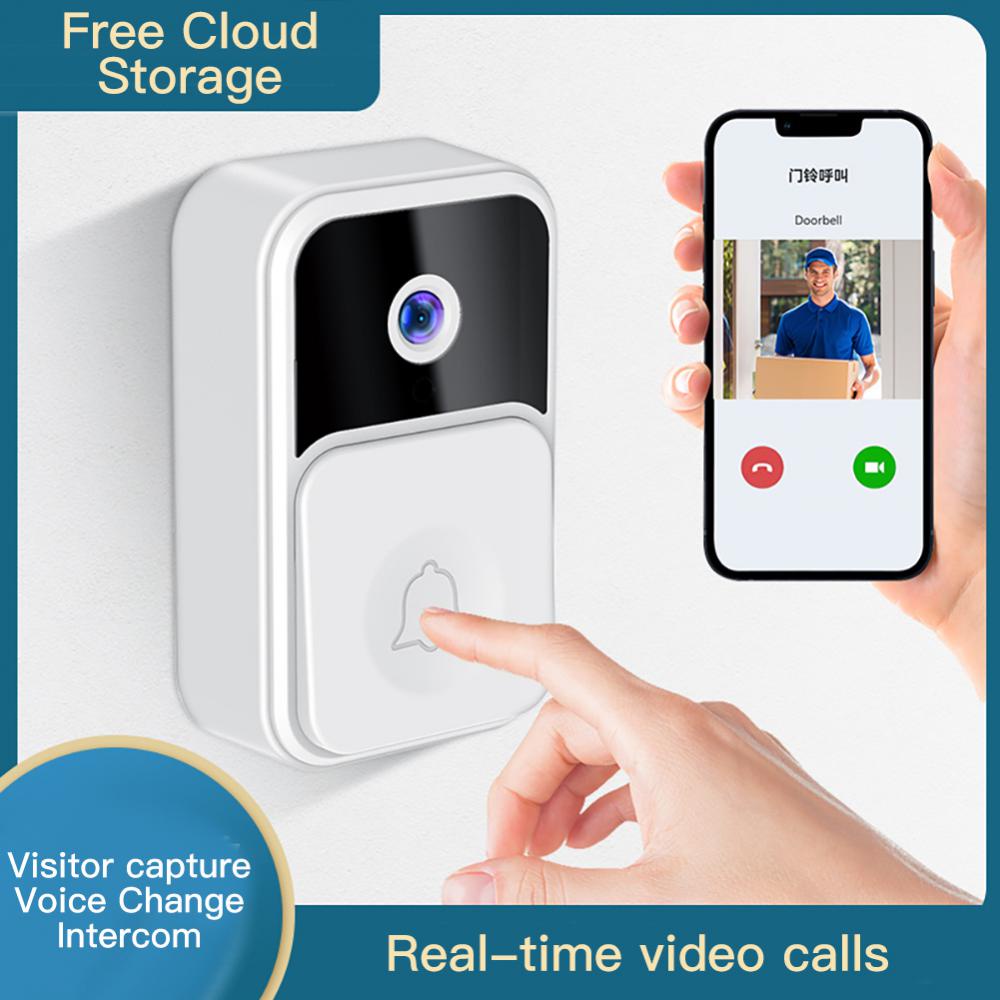 HD WIFI Smart Video Doorbell Camera With Doorbell Receiver Home ...