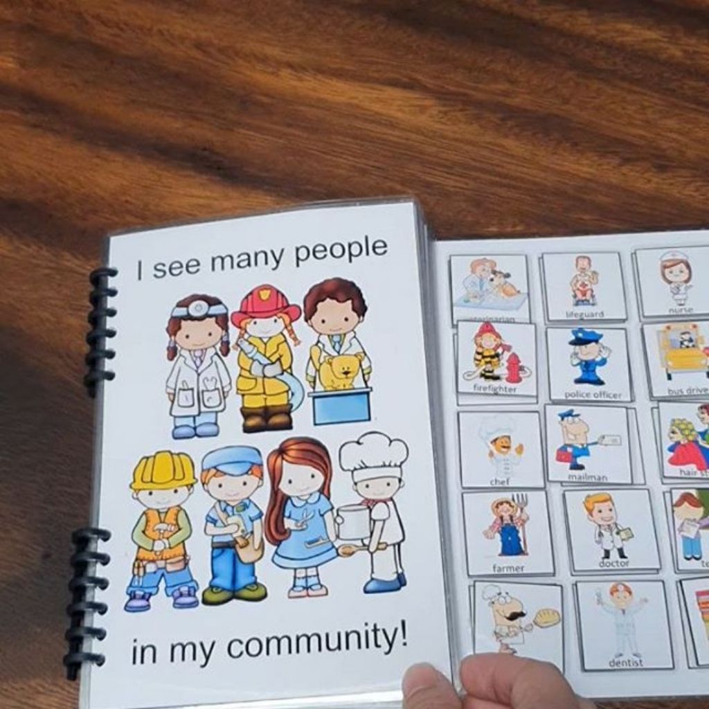 Busy velcro book, children's book, gift, children's day present ...