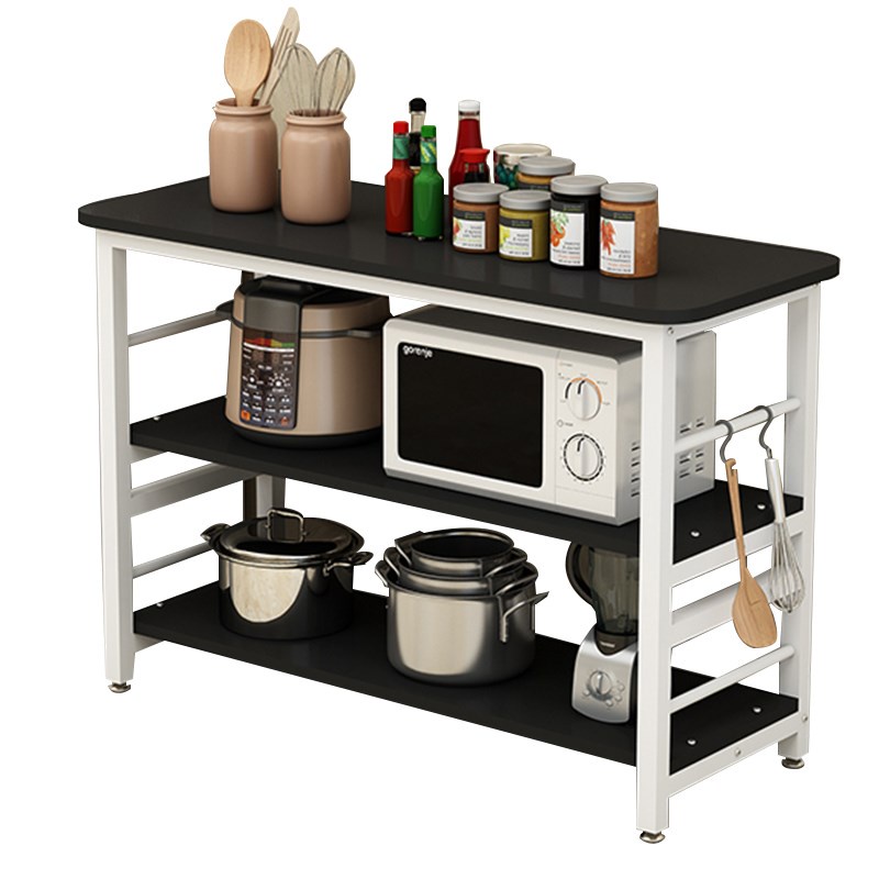 Kitchen Shelf Microwave Oven Shelf 3 Tiers kitchen organiser House ...