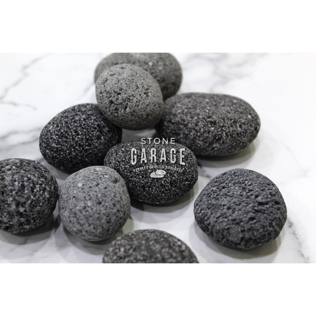 Dark Grey Lava Pebbles (4.8KG) | Shopee Singapore