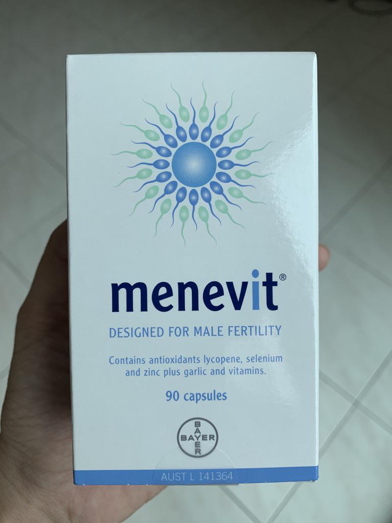 Menevit Male Fertility 90 Capsules | Shopee Singapore