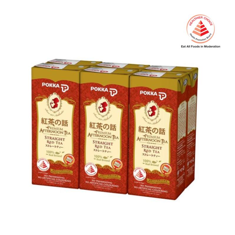 Pokka Afternoon Straight Red Tea (6 x 250ml) | Shopee Singapore