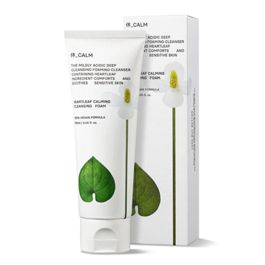 [HUE_CALM] Heartleaf Calming Cleansing Foam 120ml | Shopee Singapore
