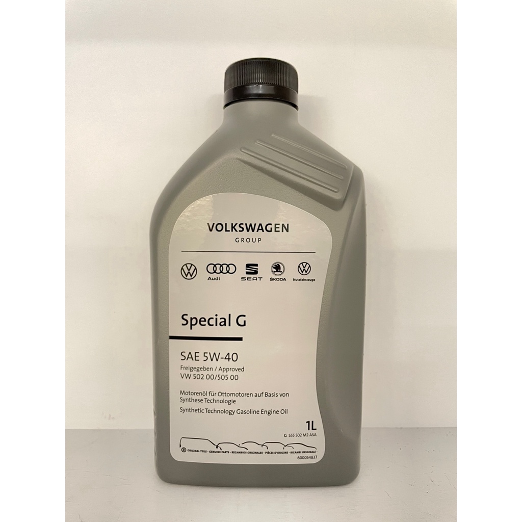 Genuine Audi/VW 5W40 Fully Synthetic Engine Oil 1L (GS55502M2) | Shopee ...