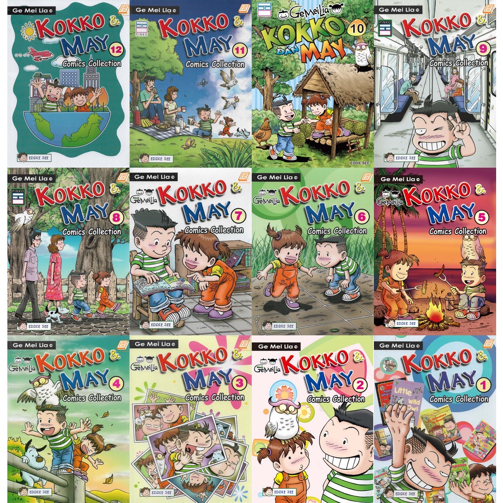 Kokko & May Ge mei lia: English Comics Collection, Fun educational Comics | Shopee Singapore