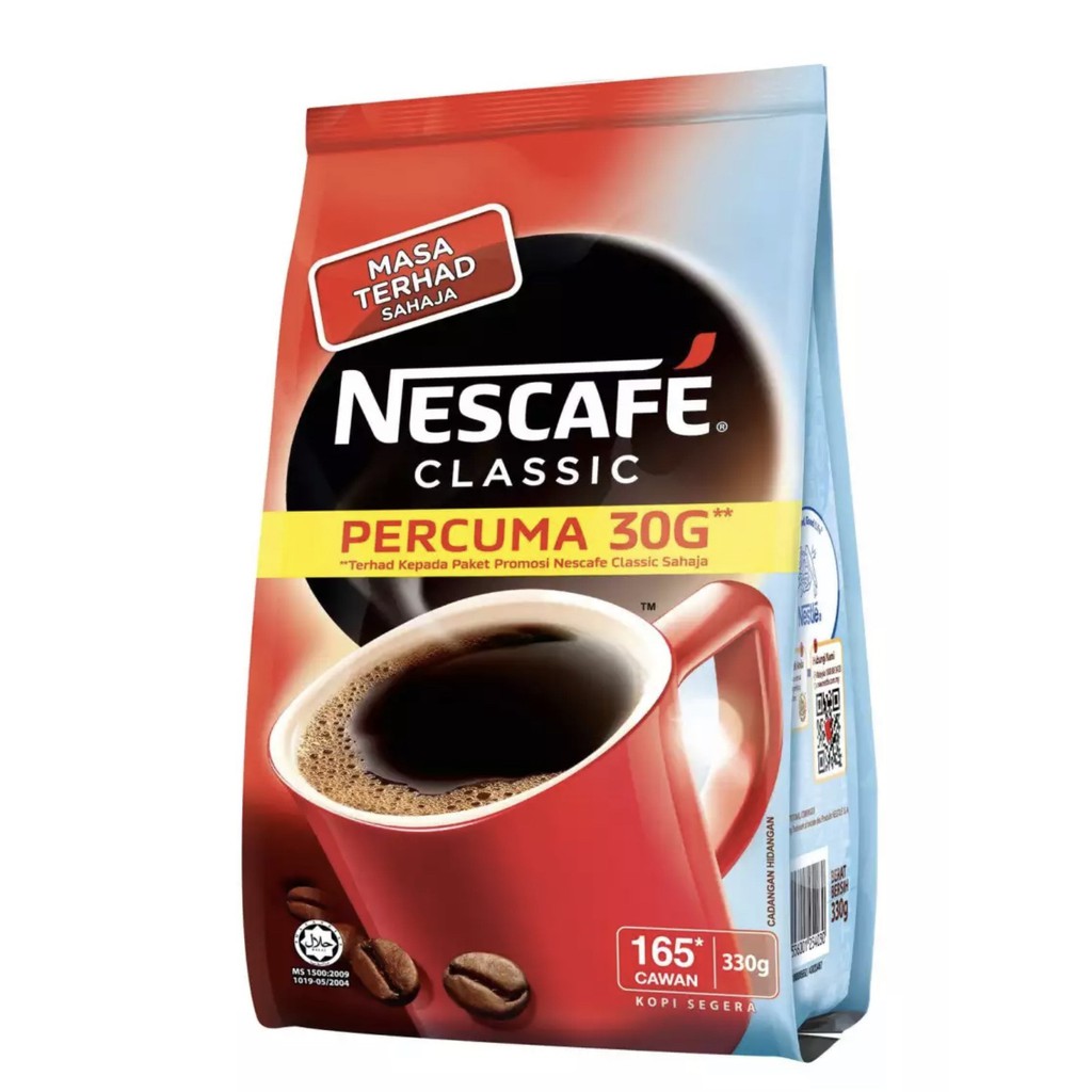 Nescafe Classic Refill Pack 300g (FREE 30g) | Shopee Singapore