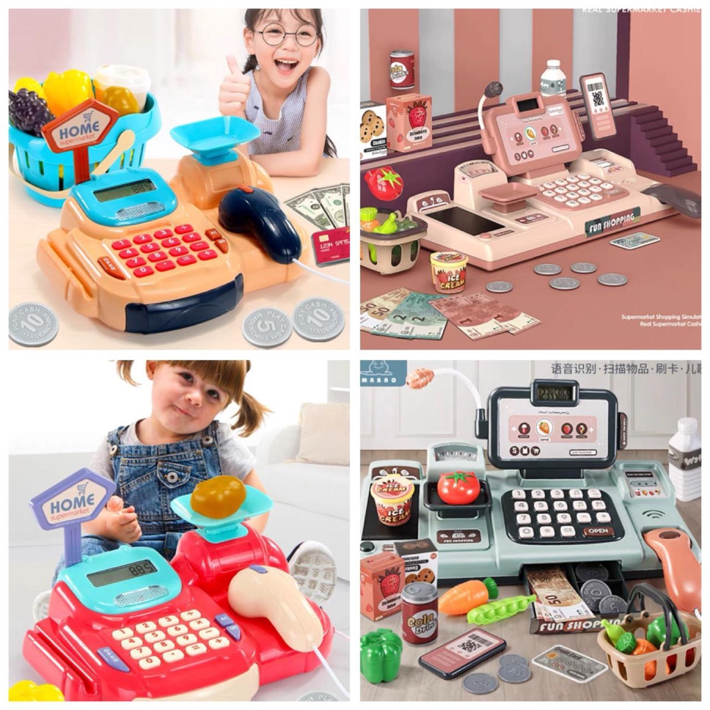Latest Version Children Cashier machine / Supermarket cashier / Toy ...