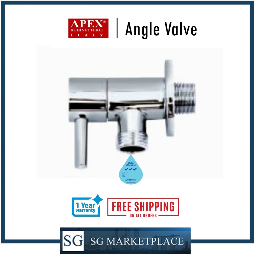 Apex Angle Valve with Lever Handle | T-1099 | Cold Tap | Brass Material ...