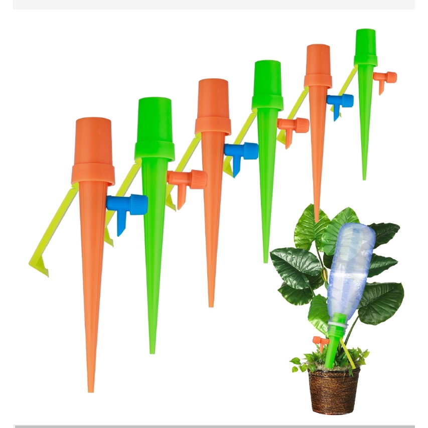 2-12pcs Plant Self-Watering Drip Irrigation Adjustable Drip Device With ...