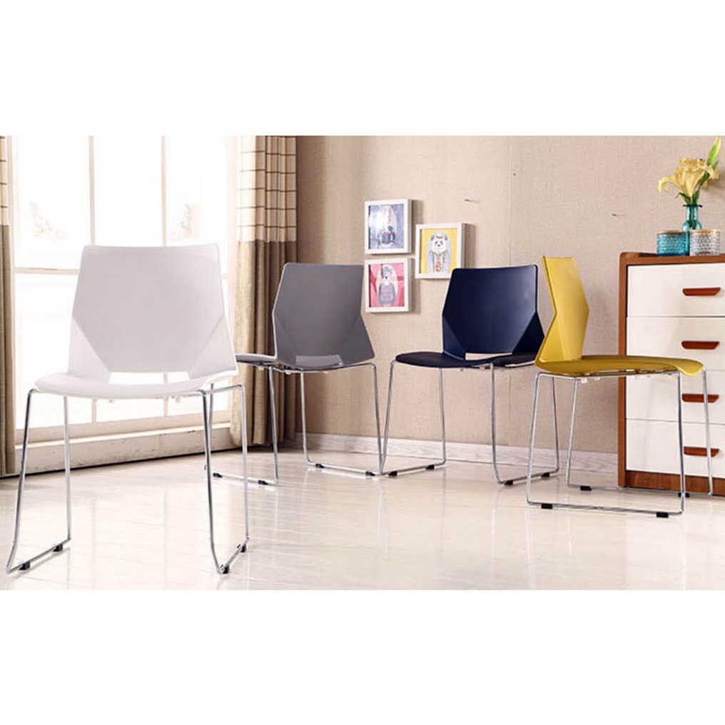 PP Chair/ Plastic chair/ Stackable chair/ Fully moulded chair/ Cafe ...