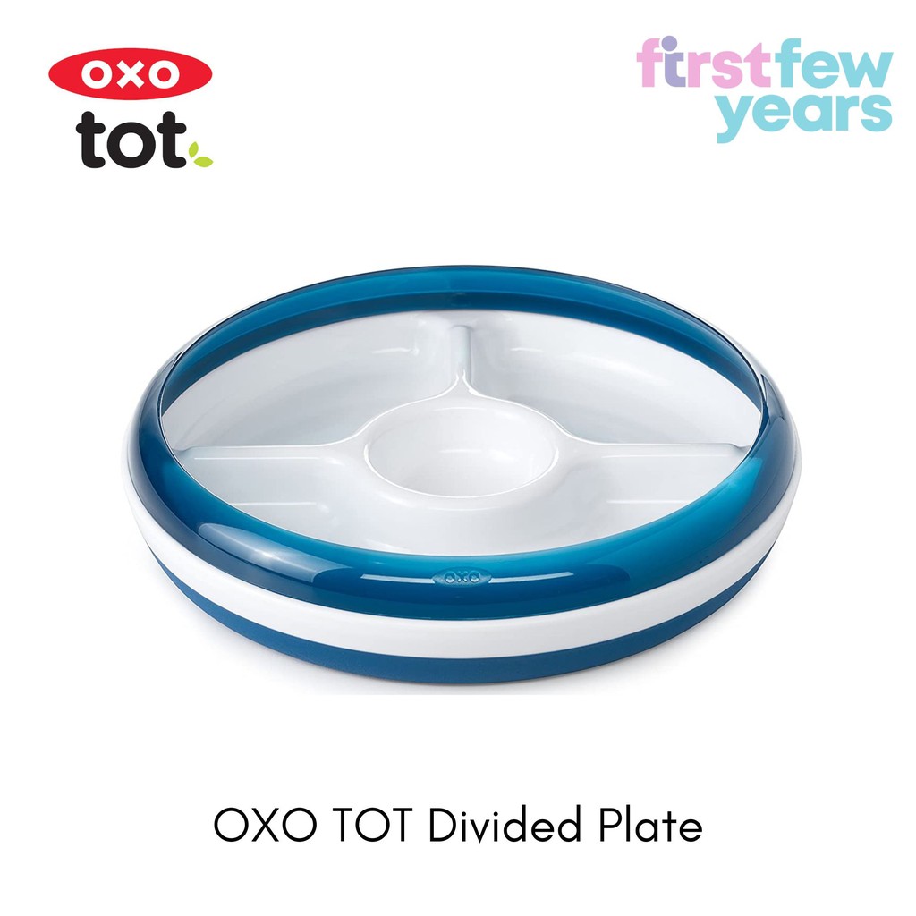 OXO TOT Divided Plate (3 Colours) | Shopee Singapore