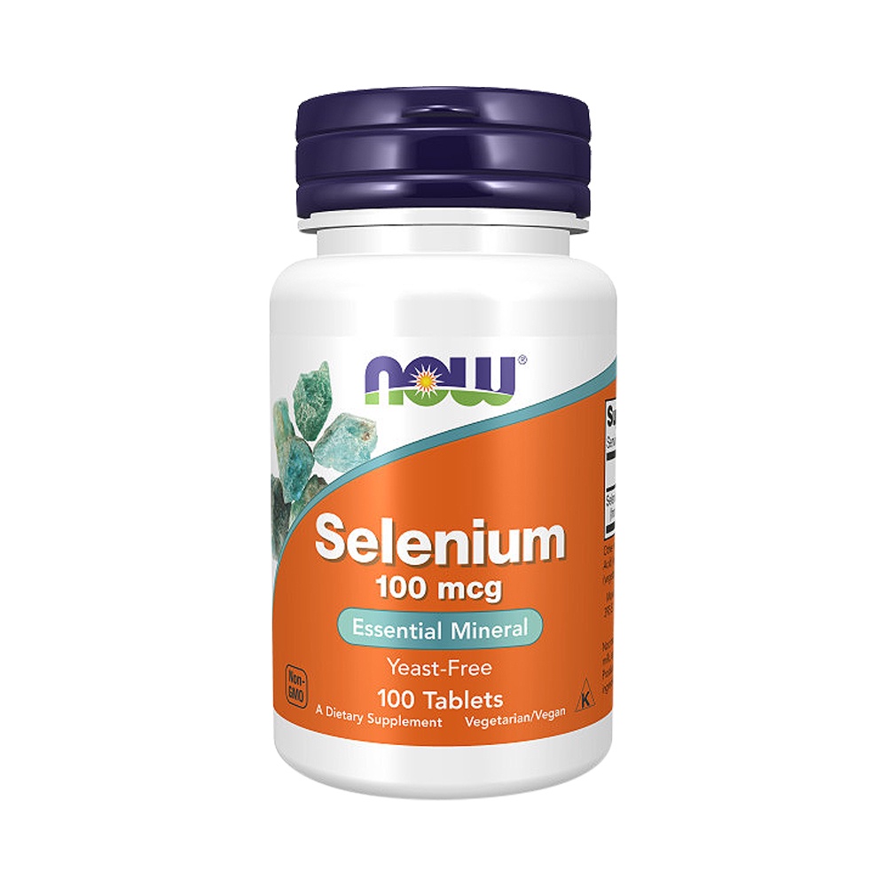 NOW Supplements, Selenium (L-Selenomethionine) 100 mcg, Essential ...