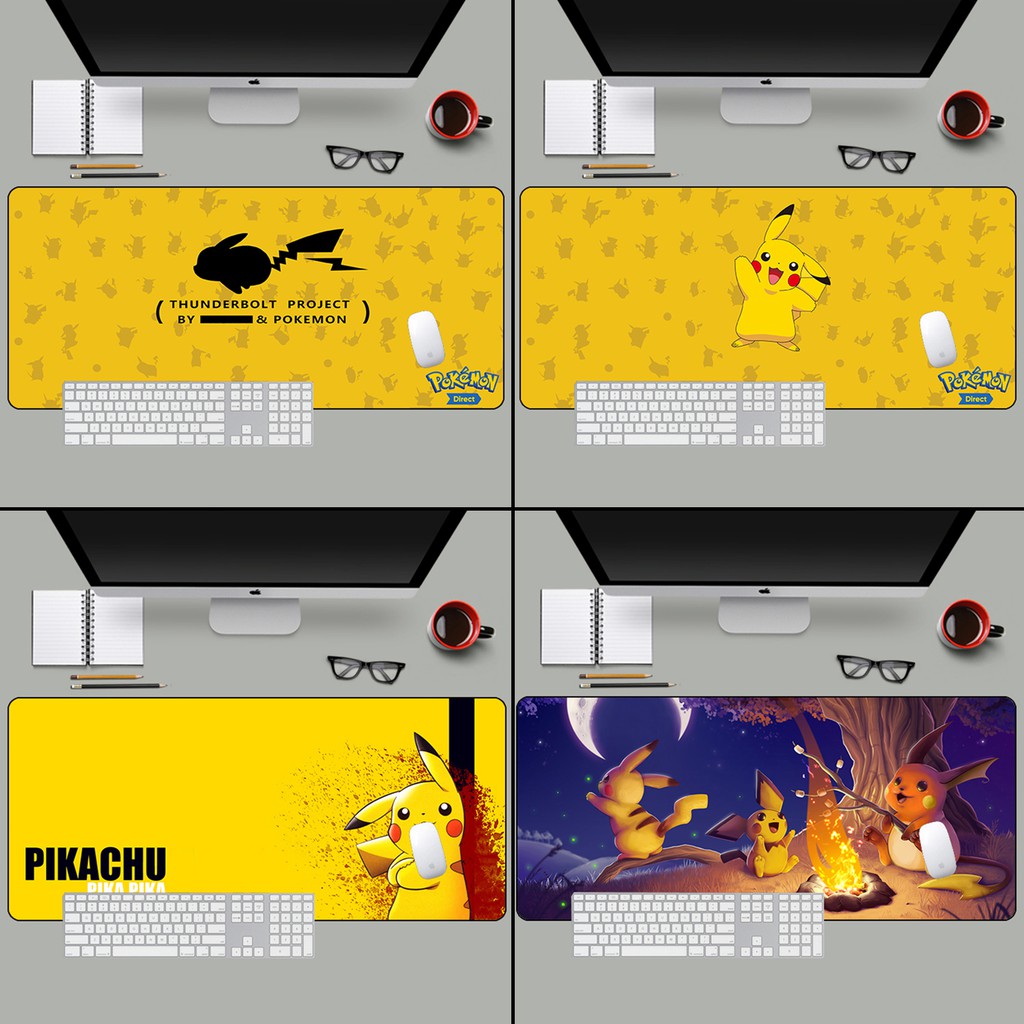 Pokemon Pikachu Mouse Pad Plus Size Mouse Pad Gaming Mouse Pad Table ...