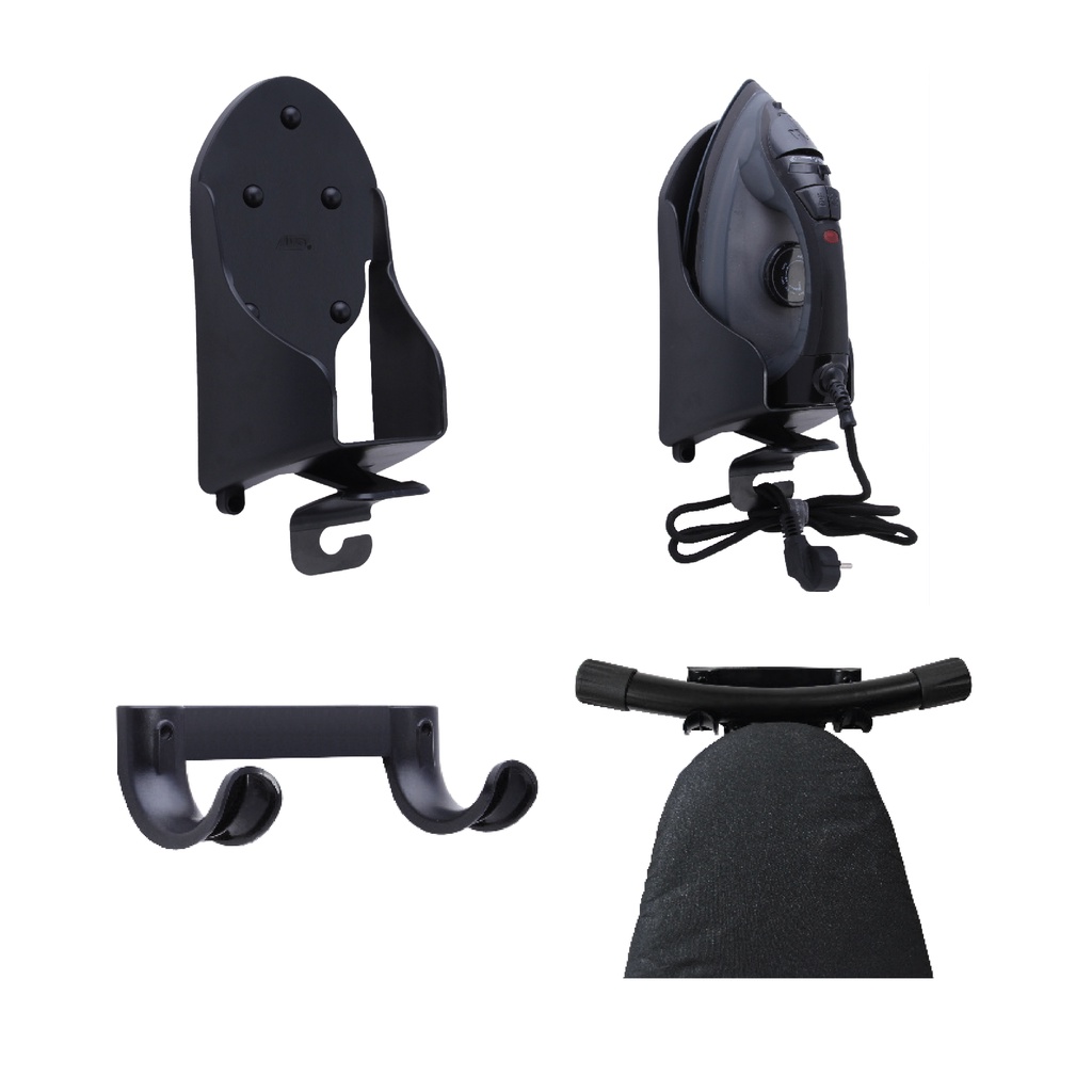 JVD Iron Holder and/or Ironing Board Hanger (ABS/Steel) | Shopee Singapore