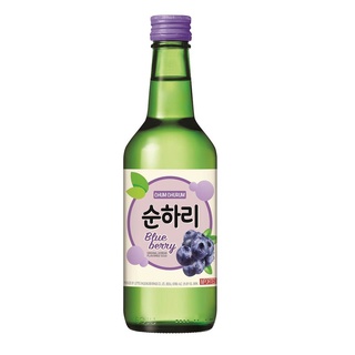LOTTE Blueberry Soju - Pack (4 x 360ml) [Chum-Churum Korean Soju ...