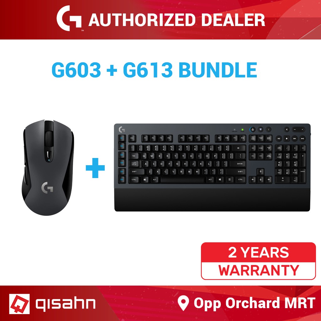 Logitech G603 Lightspeed Wireless Gaming Mouse + G613 Lightspeed ...