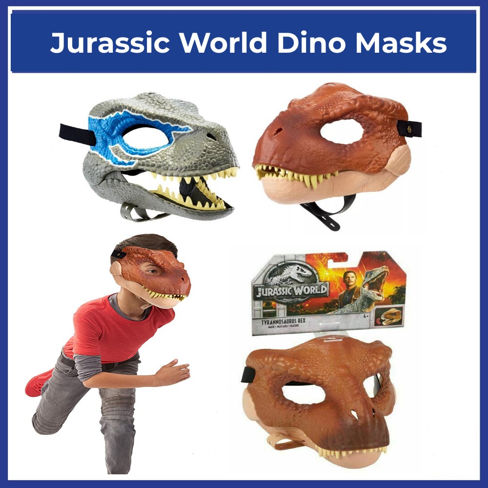 Jurassic World Realistic Dinosaur Mask Original Mattel | Shopee Singapore