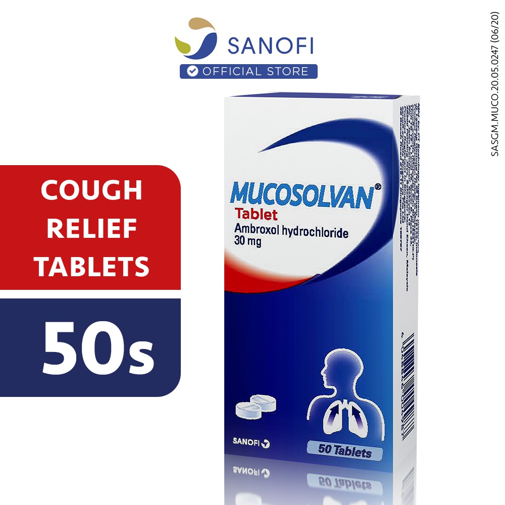 Mucosolvan Cough Relief Tablet 30mg 50's | Shopee Singapore
