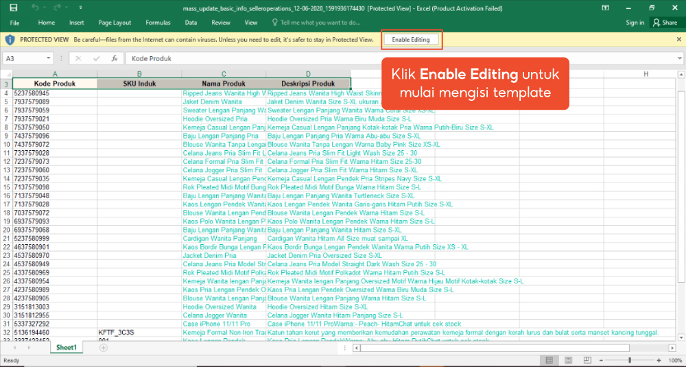 Mengakses Fitur Edit Secara Massal | Pusat Edukasi Penjual Shopee Indonesia