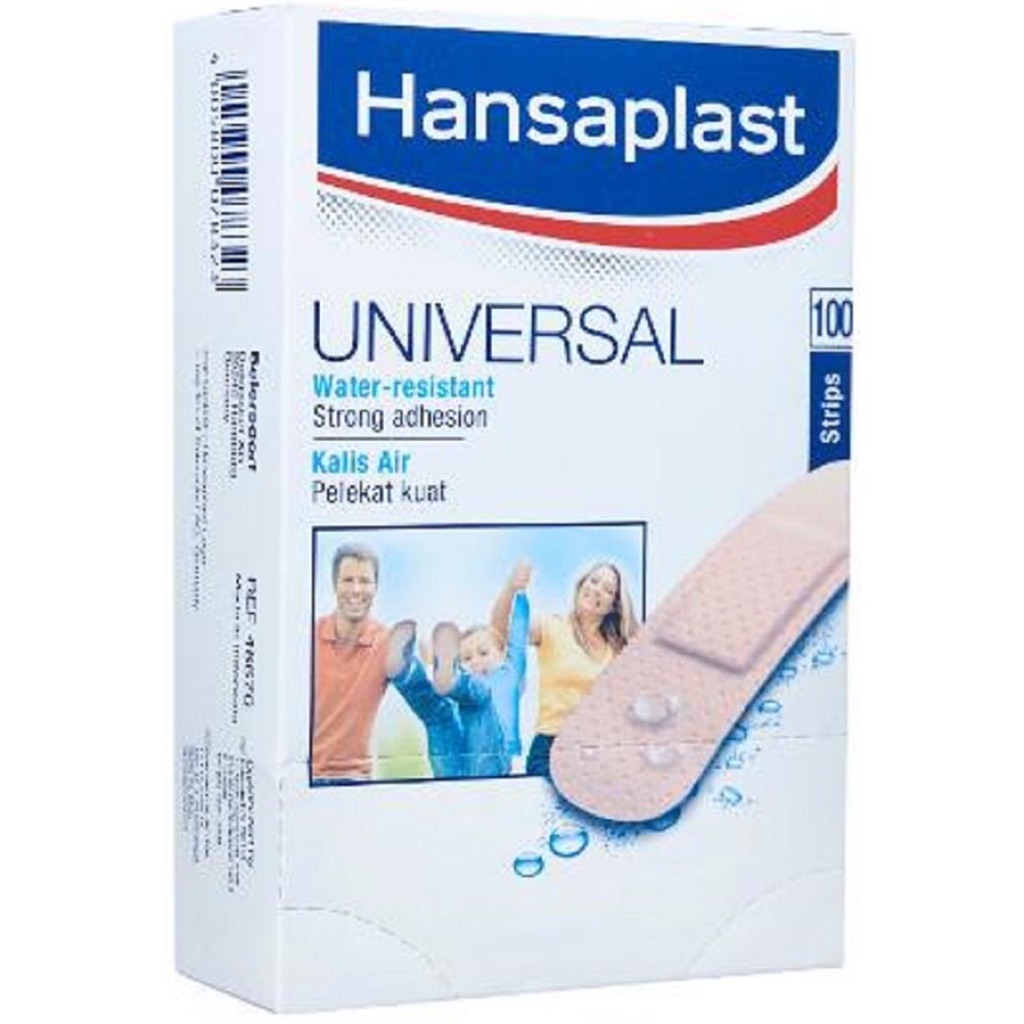 Hansaplast Universal Water Resistant Plaster 100/Pack | Shopee Singapore Hansaplast Universal Water Resistant Plaster 100/Pack | Shopee Singapore