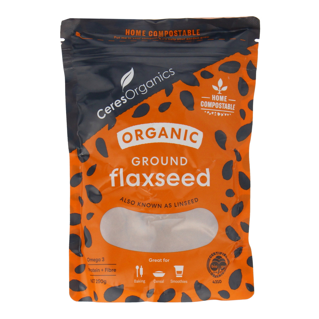 Ceres Organics Flaxseed Ground (Ground Linseed), 250g | Shopee Singapore