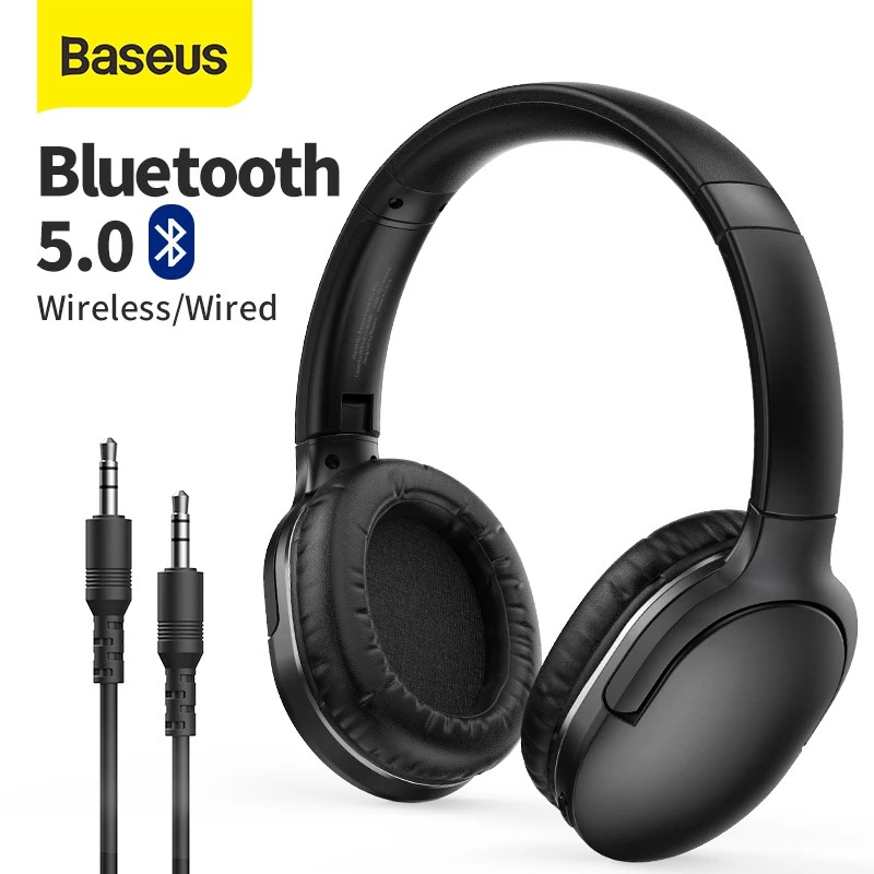 Baseus D02 Pro Bluetooth Earphones Stereo Wireless 5.0 HIFI Foldable ...