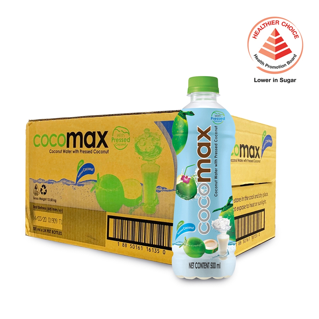 Cocomax Pressed Coconut Water, 24 X 500Ml [Thailand] | Shopee Singapore