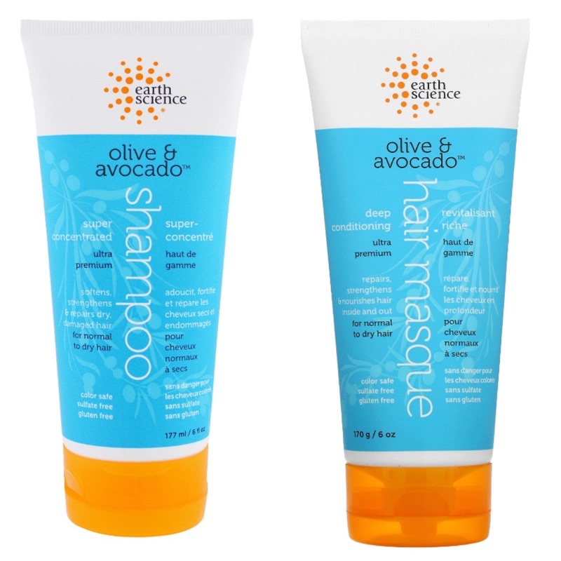 Earth Science Super Concentrated Shampoo Deep Conditioning Hair Masque ...