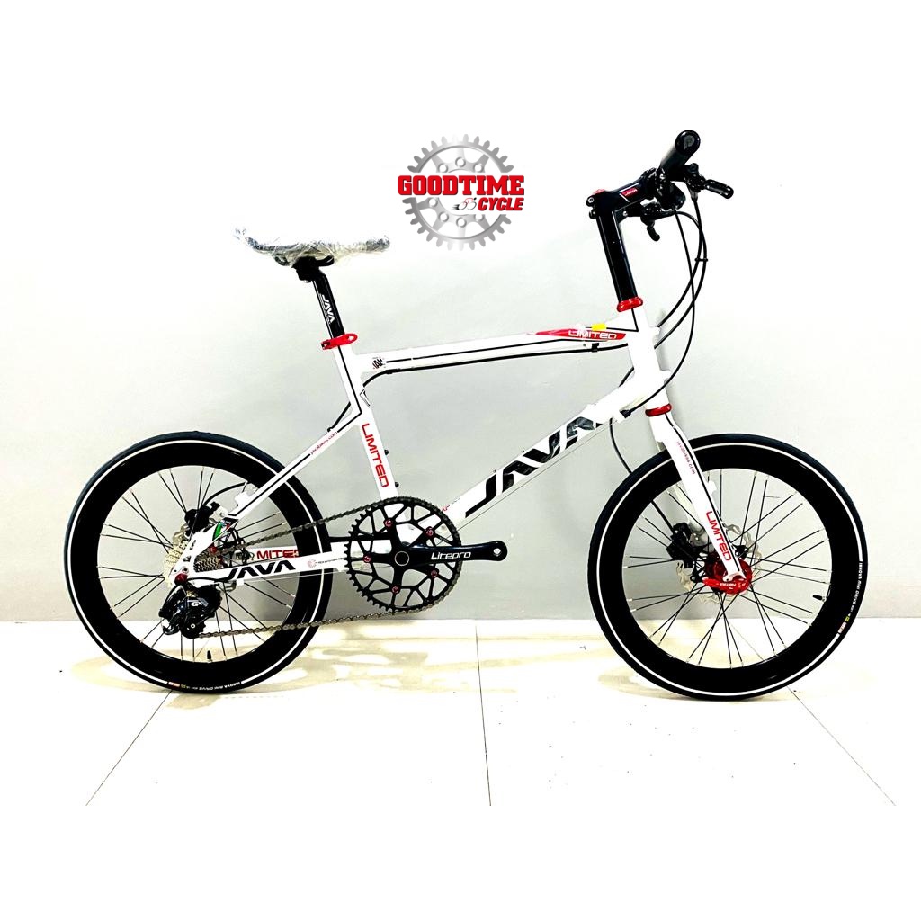 LIMITED EDITION HIGH SPECS Java 451 22" 10speed White Mini Velo Road ...