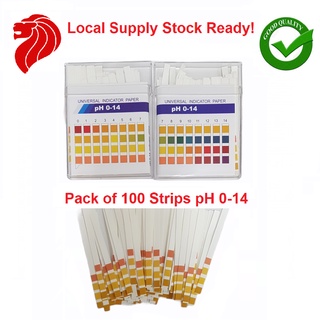 Universal pH Strips (Box of 100 strips) Strips | Shopee Singapore